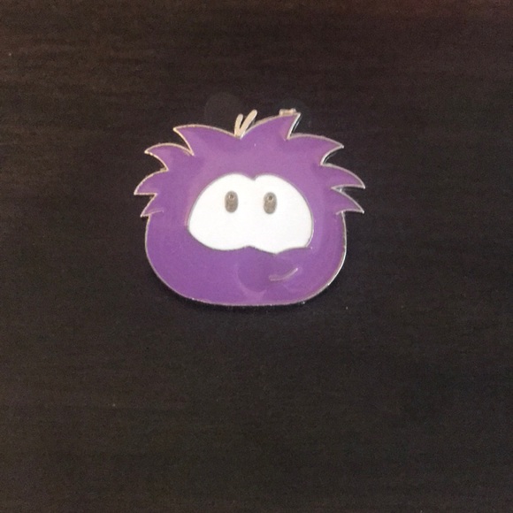 Disney | Accessories | Disney Enamel Pin Purple Puffle From Club ...